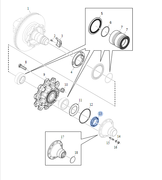 2655323 WHEEL HUB NUT – TruckDoc